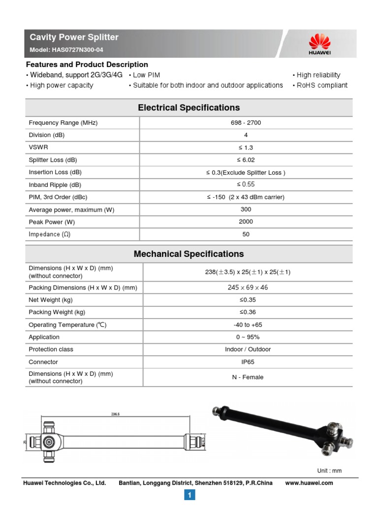 HAS0727N300-04 Datasheet PDF | PDF