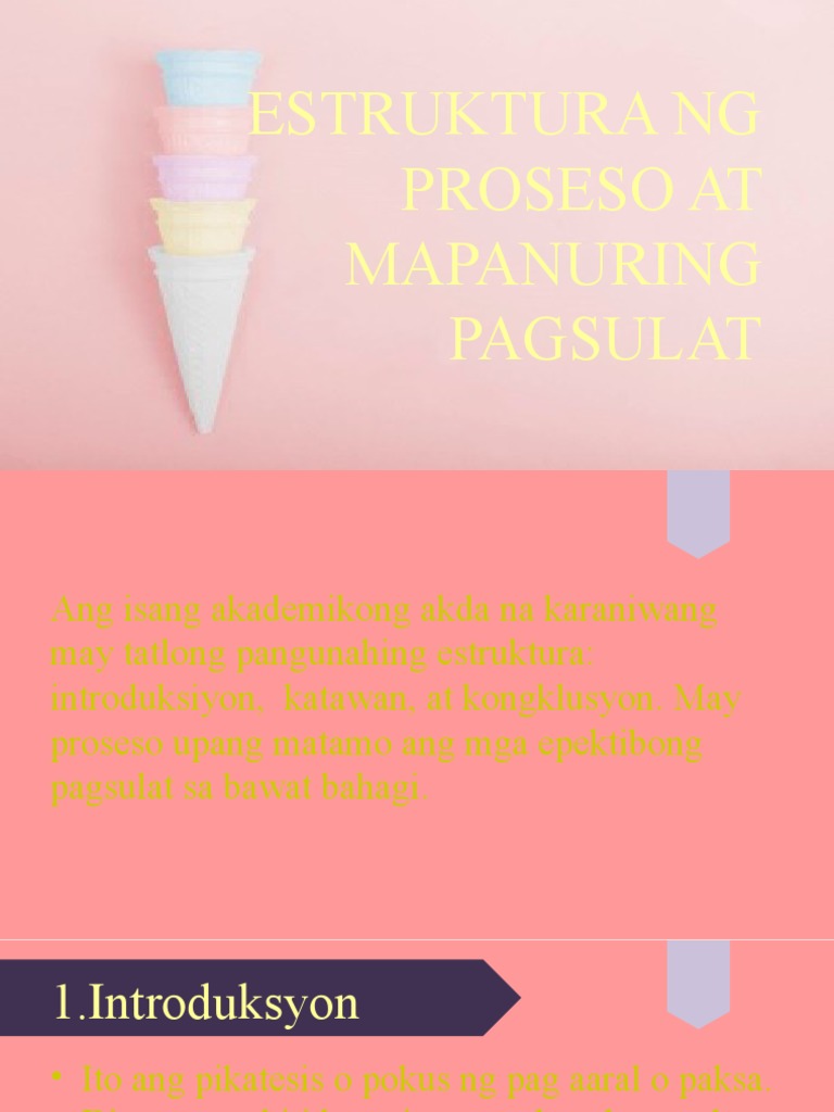 Estruktura NG Proseso at Mapanuring Pagsulat | PDF