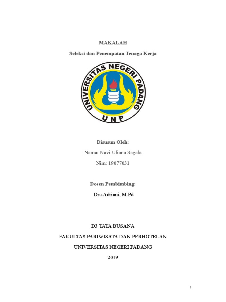 Seleksi & Penempatan Kerja | PDF