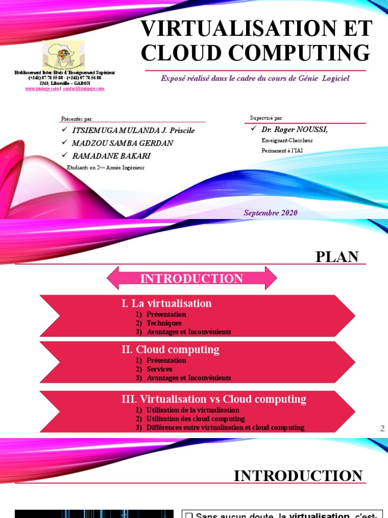 Virtualisation, Cloud Computing 2020 | PDF | Virtualisation | Kernel (Système d'exploitation)