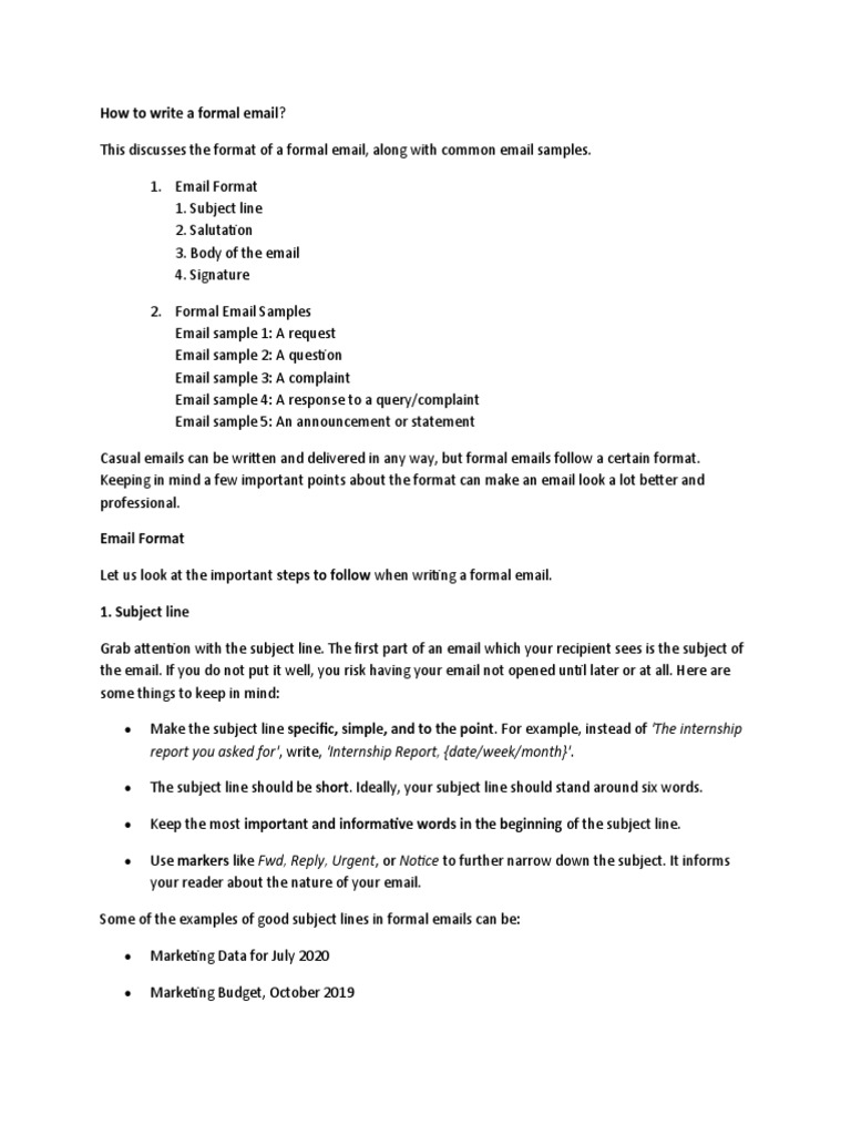 How To Write Emails | PDF | Communication | Business