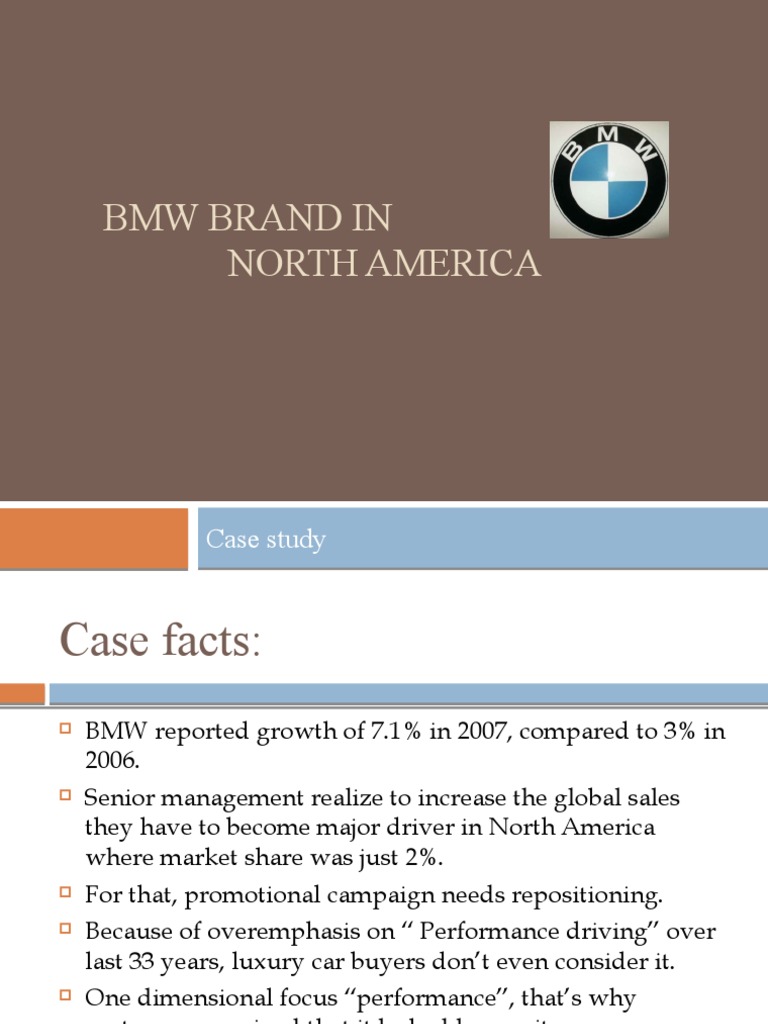 BMW Brand in North America: Case Study | PDF | Business | Marketing