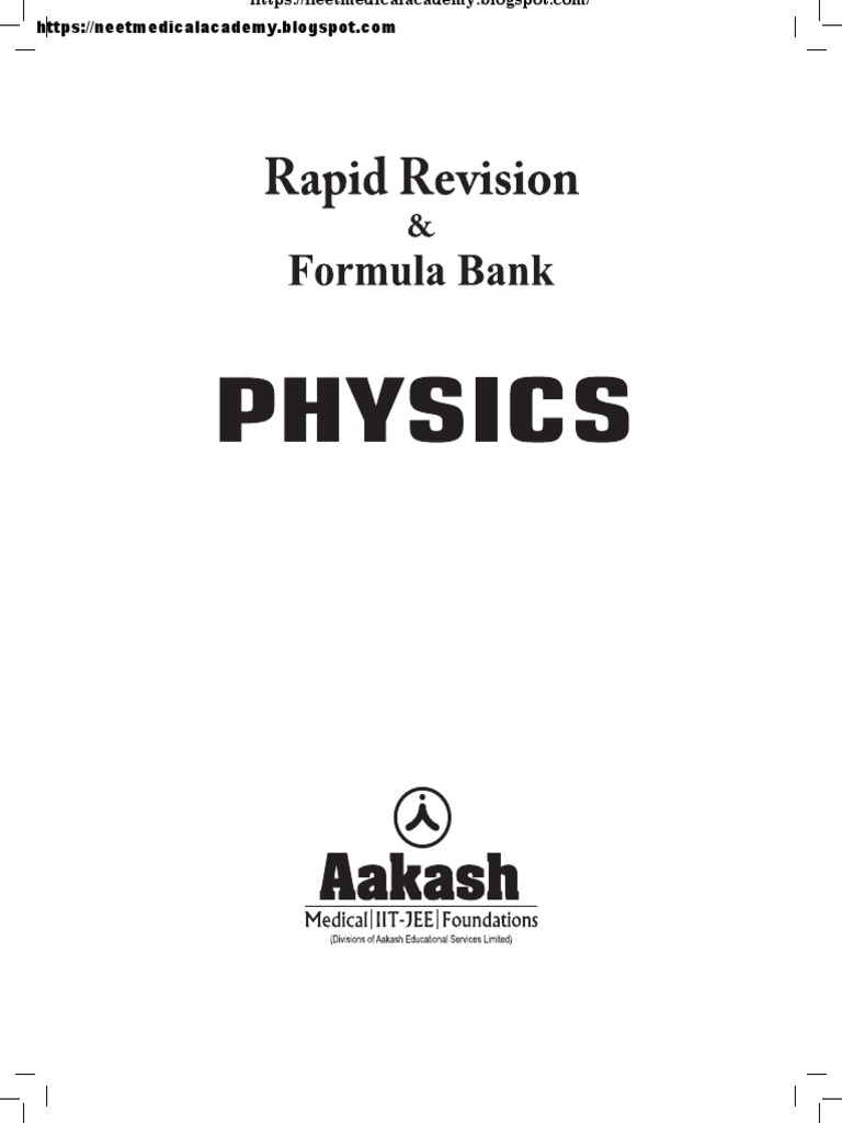 Akash Rapid Revision Physics PDF | PDF | Significant Figures | Teaching Mathematics