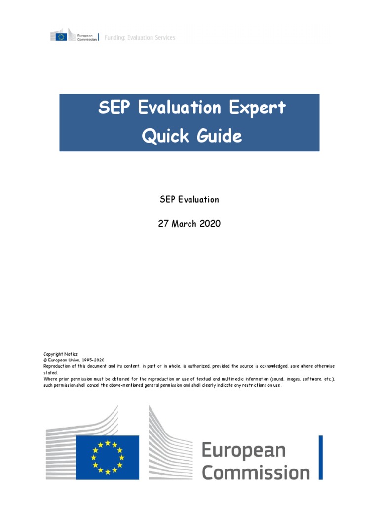 SEP Evaluation Expert Quick Guide | PDF | Icon (Computing) | Login