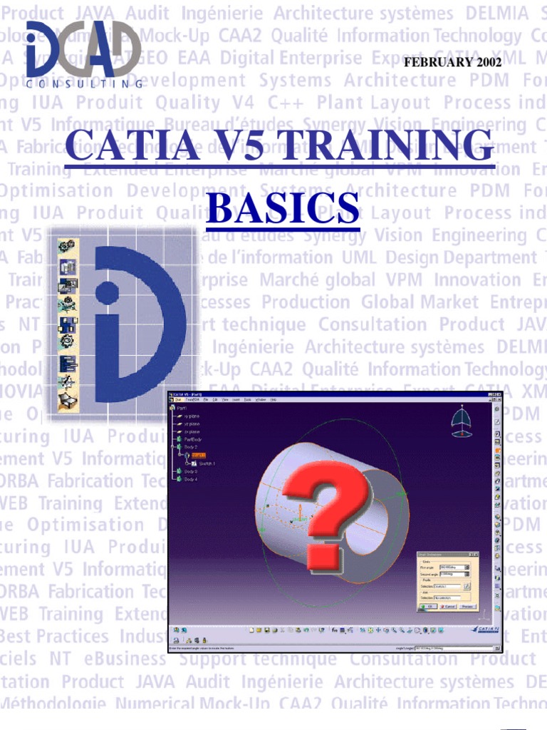 CATIA V5 Training Basics Guide | PDF | Icon (Computing) | Menu (Computing)