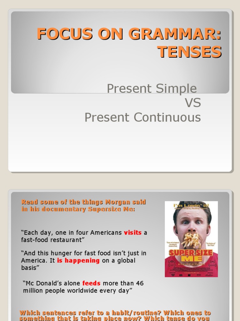 Focus On Grammar: Tenses | PDF