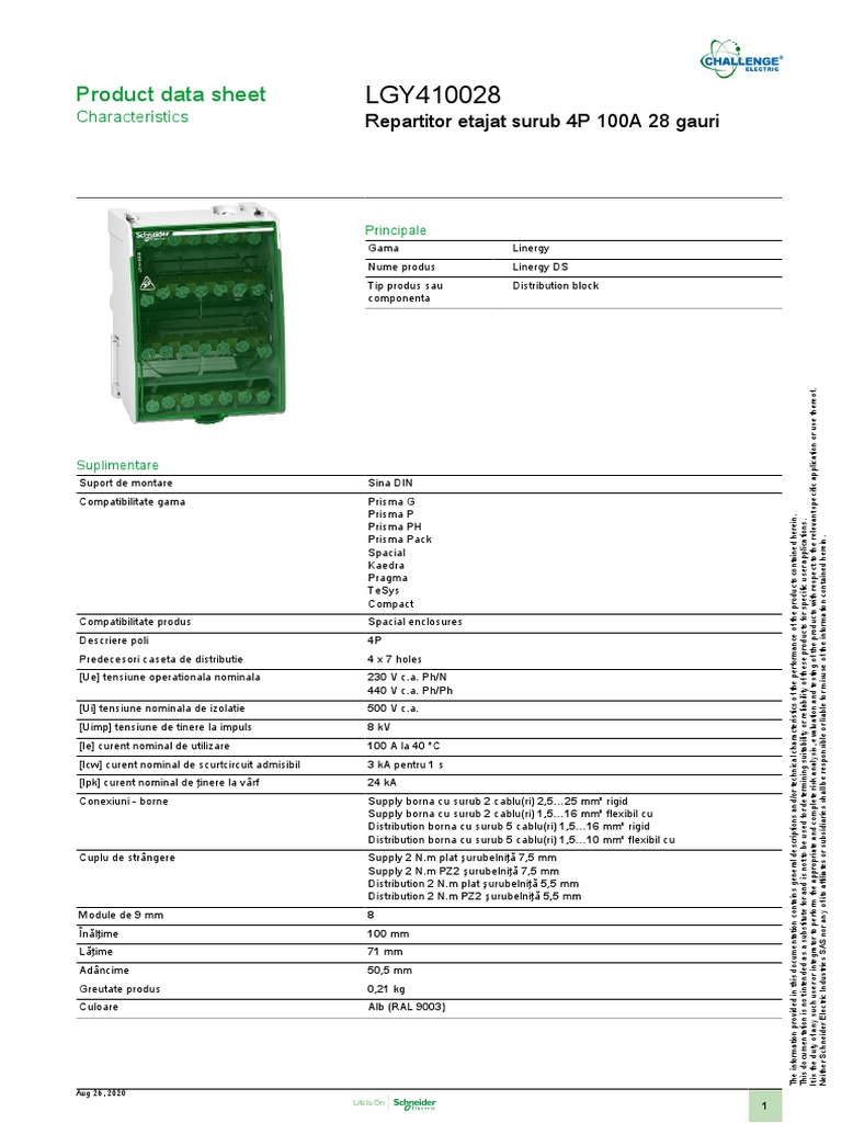 Repartitor Etajat 4P 100A 28 Gauri | PDF | Business