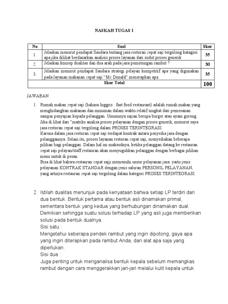 MPJ BLM Selesai | PDF | Bisnis