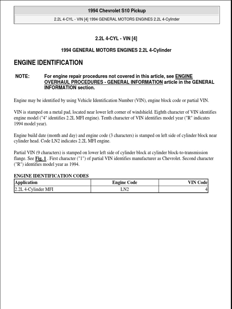 s10 2.2l Engine | PDF | Piston | Engines