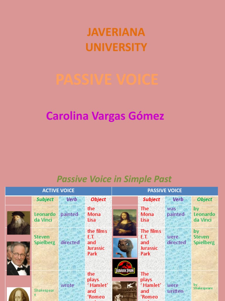 Passive Voice Full Presentation | PDF | Classics