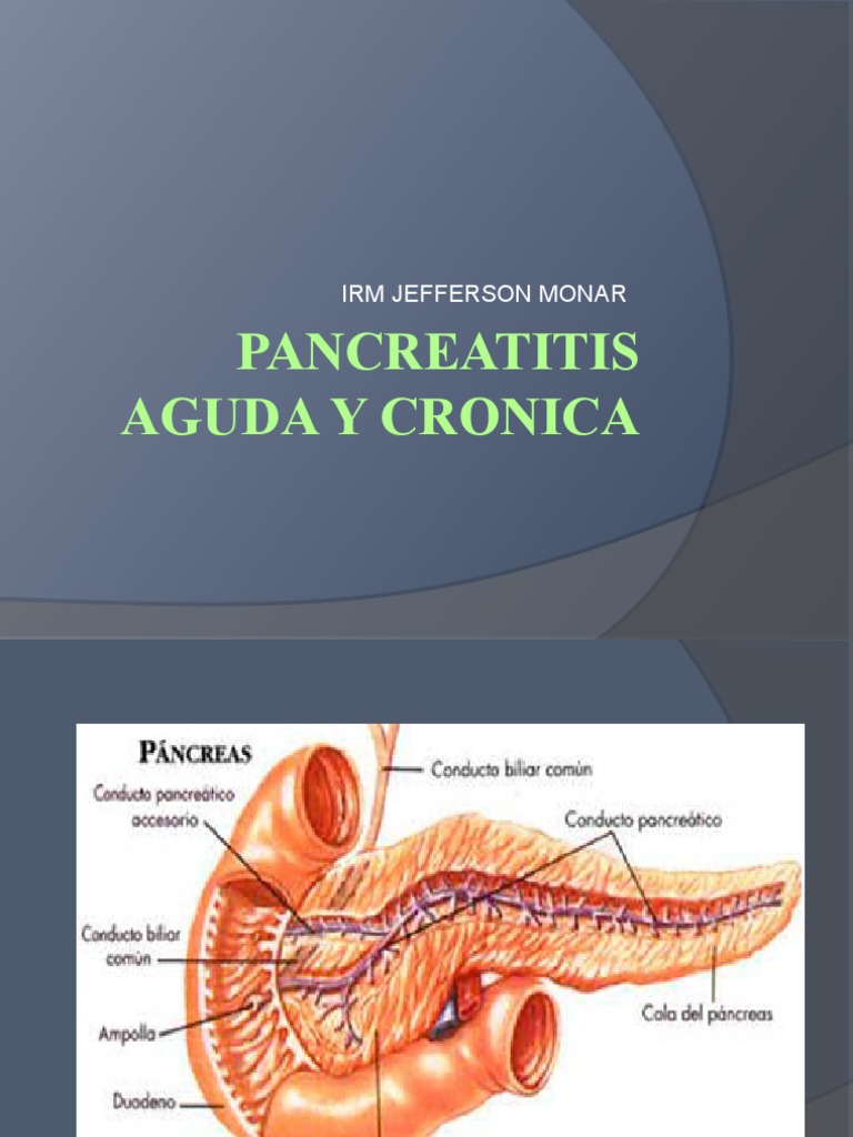 Pancreatitis Aguda y Cronica | PDF | Páncreas | Gastroenterología