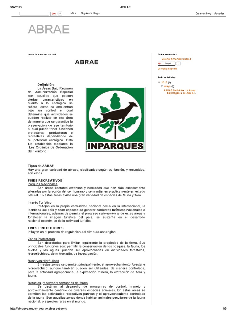 ABRAE | PDF | Los bosques | Ecología