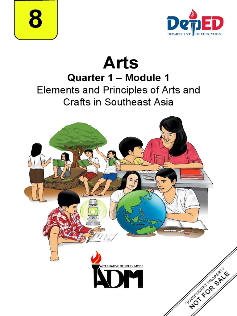 Arts8 - q1 - Mod1 - Elements and Principles of Art and Crafts in ...