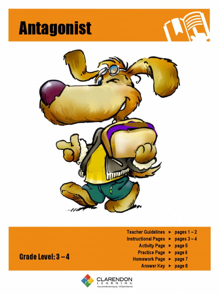 Antagonist Lesson Plan | PDF | Reading Comprehension