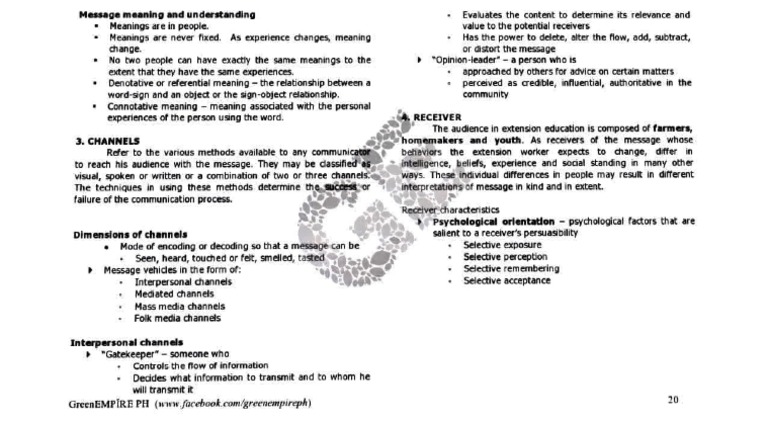 Understanding message meaning and interpretation | PDF | Perception ...