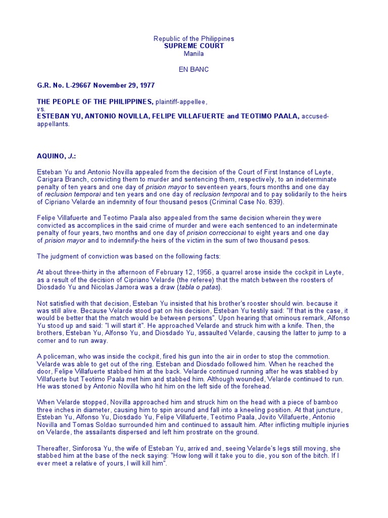 People v. Yu 80 SCRA 382 | PDF | Appeal | Trials