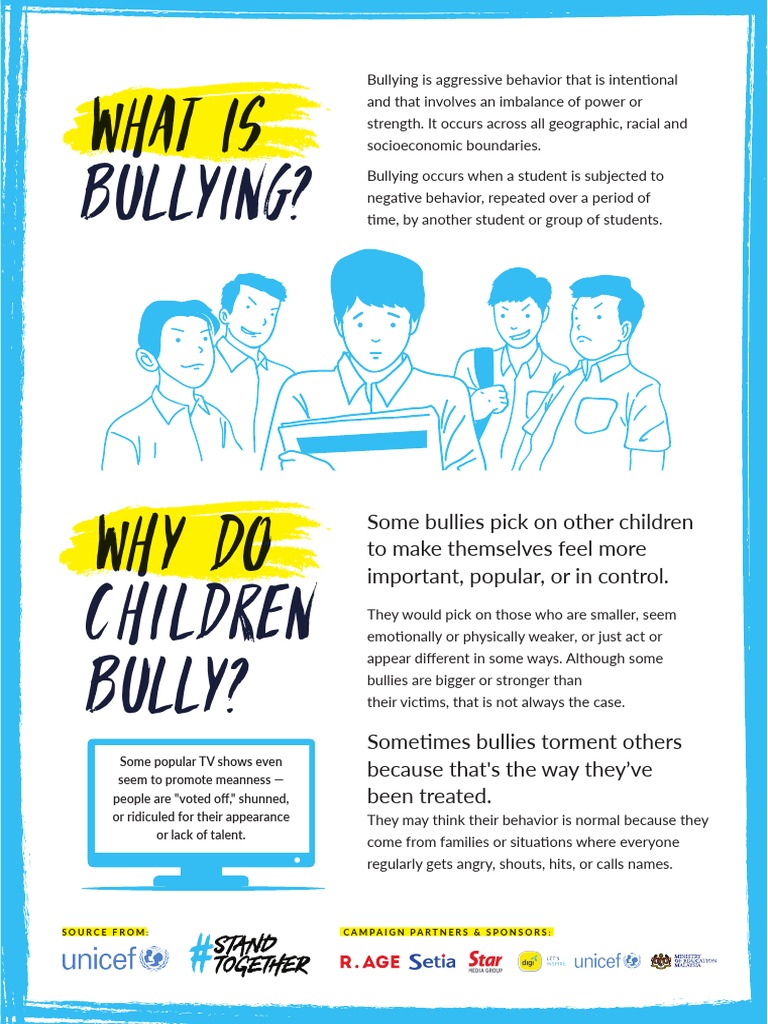 What Is Bullying?: Why Do Children Bully? | PDF