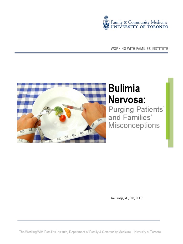 Bulimia Nervosa:: Purging Patients' and Families' Misconceptions | PDF ...