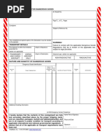Iata Declaration Form Template Multimodal 2025 | PDF | Dangerous Goods ...