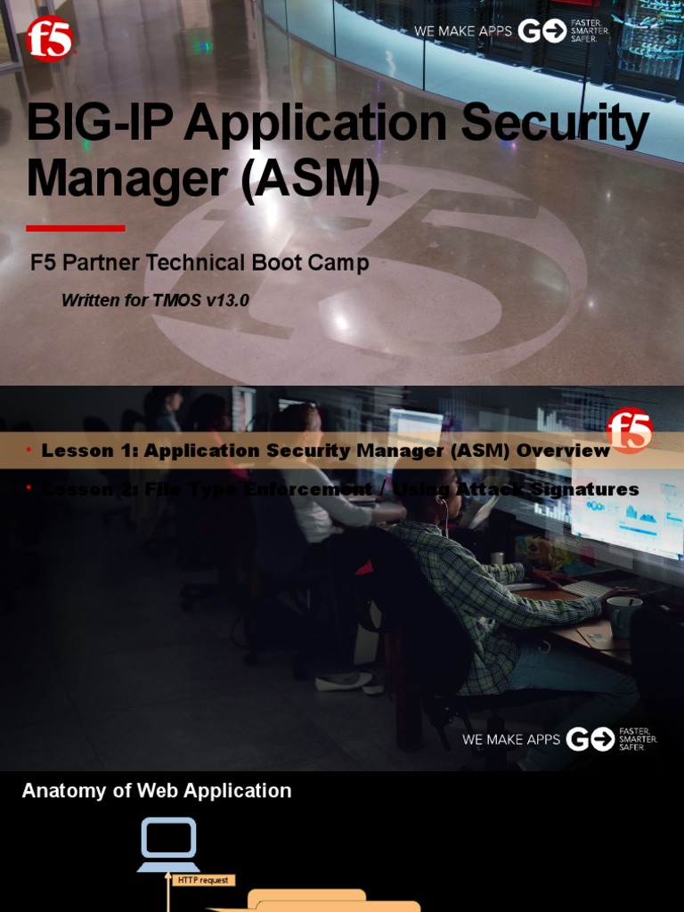 BIG-IP Application Security Manager (ASM) : F5 Partner Technical Boot Camp | Download Free PDF ...