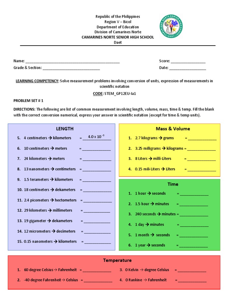 Worksheet W1 - Physics | PDF | Observational Error | Euclidean Vector