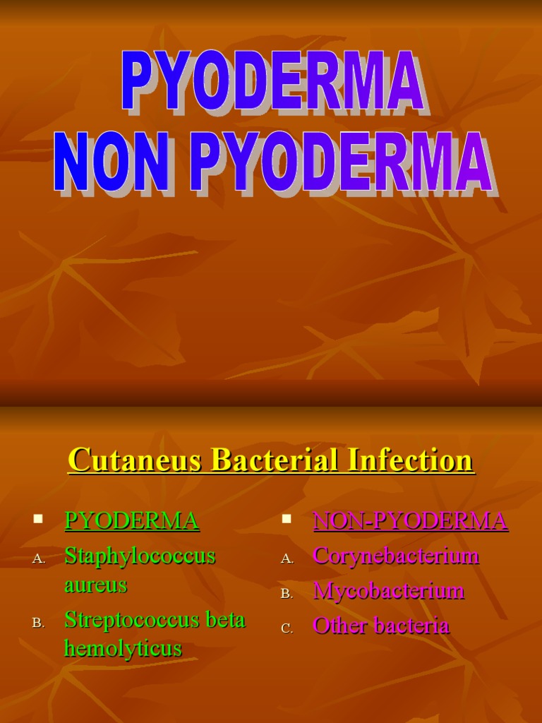 PYODERMA INFEKSI KULIT | PDF
