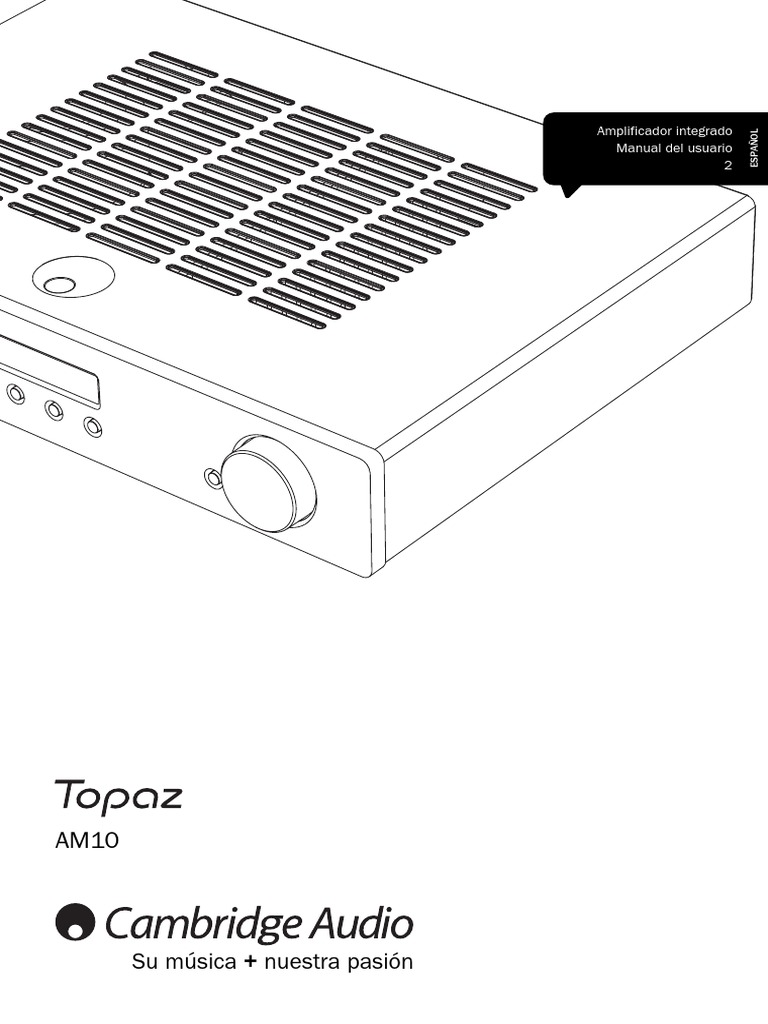Topaz AM10 User Manual Spanish | PDF | Auriculares | Enchufes y tomas ...