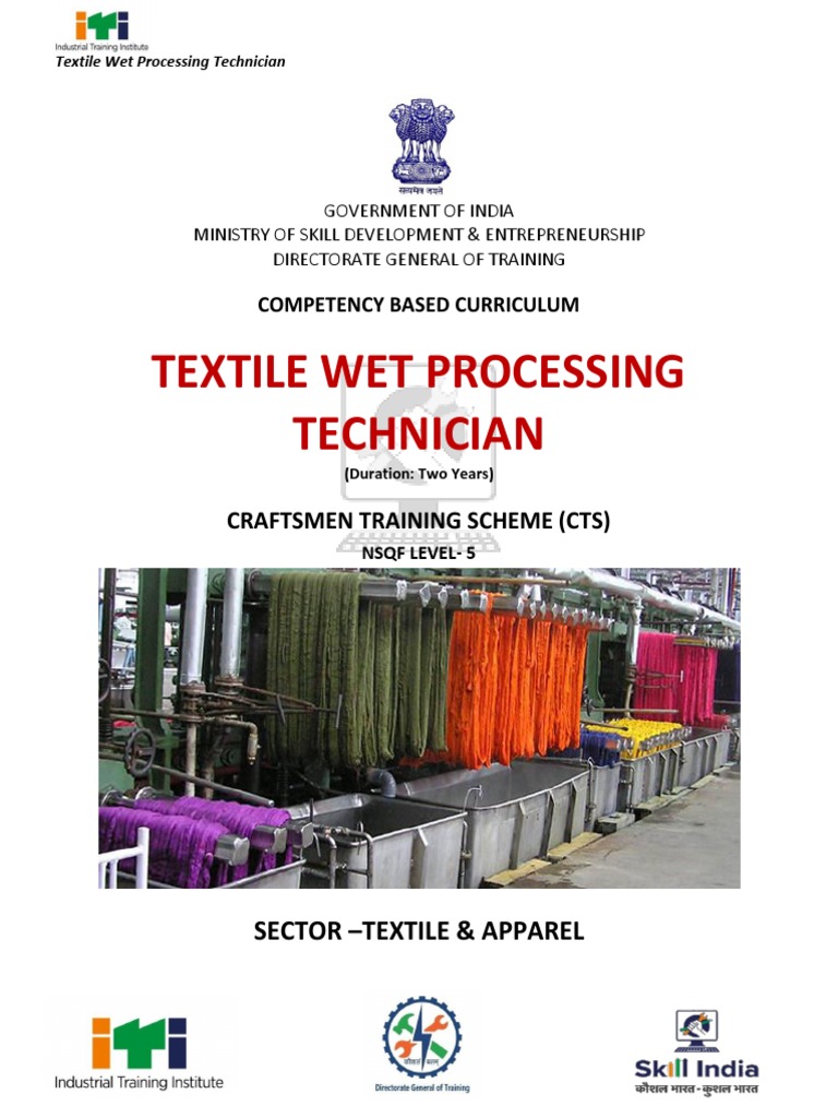Curriculum - Textile Wet Processing Technician | PDF | Dyeing ...