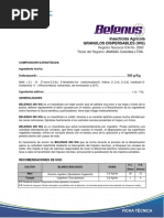 Ficha Tecnica Bingo SG | PDF | Insecticida | Agua