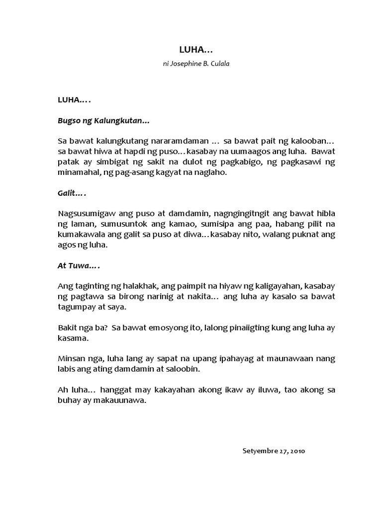 LUHA | PDF