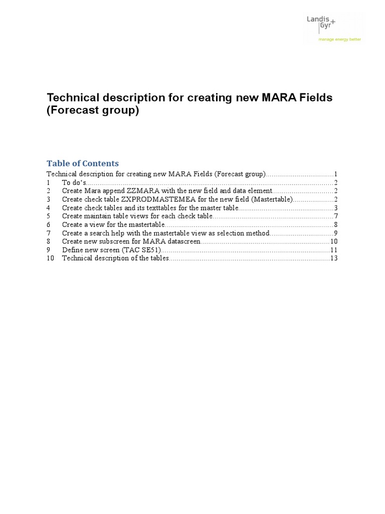 Creating New MARA Fields Guide | PDF | Data | Information Age