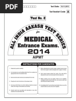 Aakash AIATS-1 Answer Key | PDF
