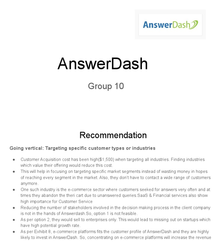 Answer Dash | PDF