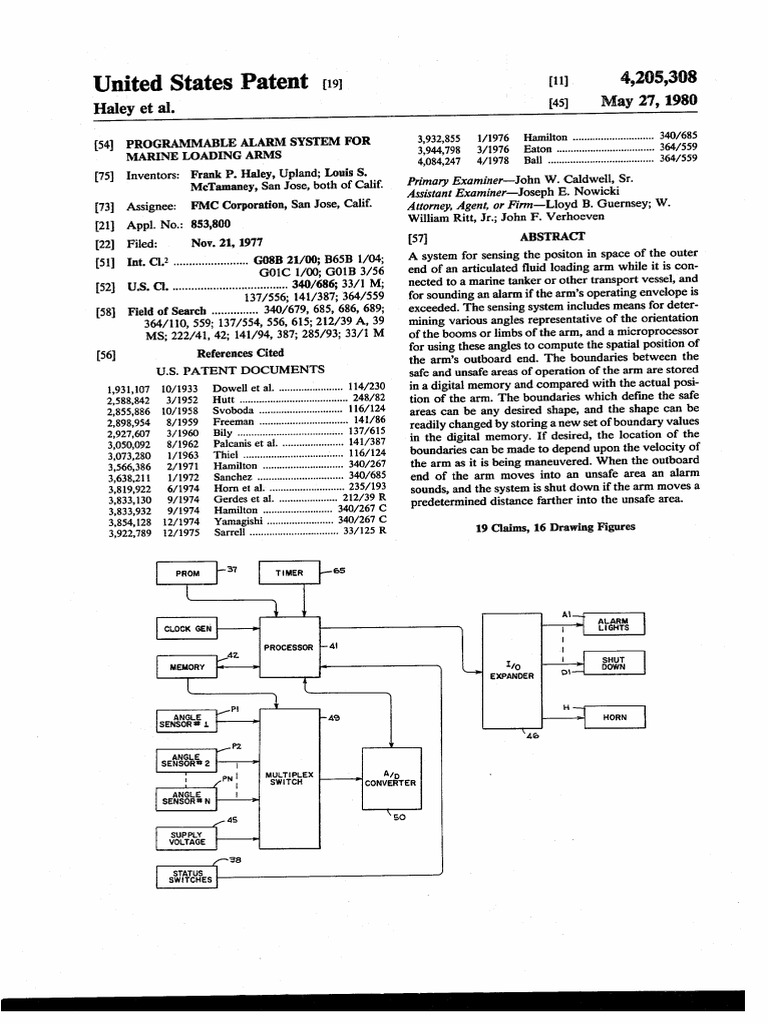 US4205308 Marine Loading Arm | PDF