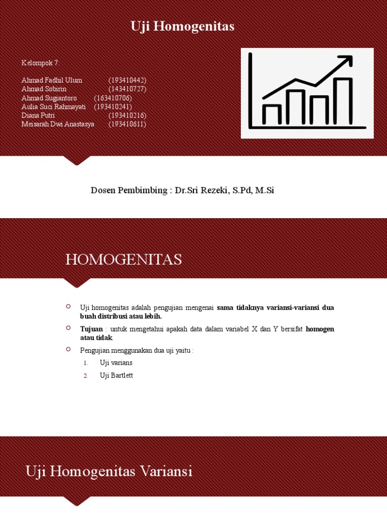Uji Homogenitas Variansi dan Bartlett | PDF