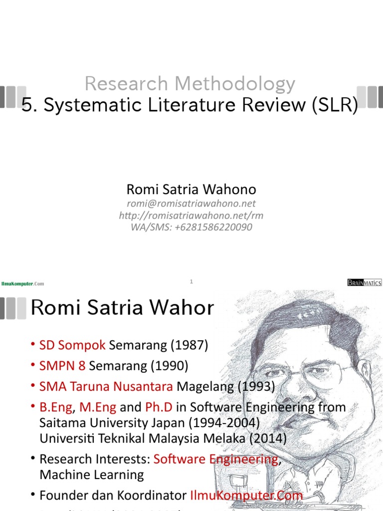 Research Methodology: 5. Systematic Literature Review (SLR) | PDF ...