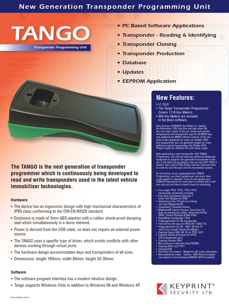 Tango Device - April 2017 | PDF | Programmer | Microsoft Windows