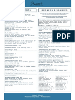 O'Charley's - Menu | PDF | Hamburgers | Bacon