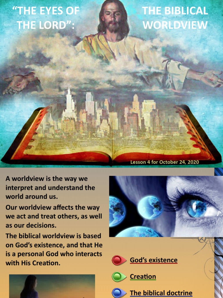 "The Eyes of The Lord": The Biblical Worldview: Lesson 4 For October 24 ...