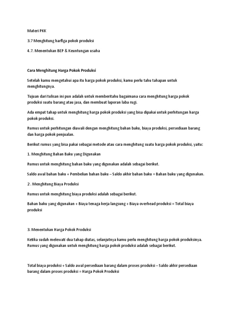 Materi PKK 2-WPS Office | PDF