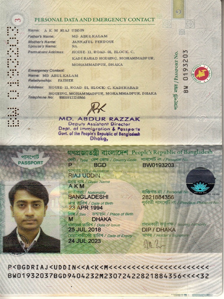 Passport Scanned PDF | PDF