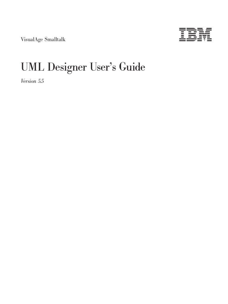 Uml Designer User'S Guide: Visualage Smalltalk | PDF | Class (Computer ...