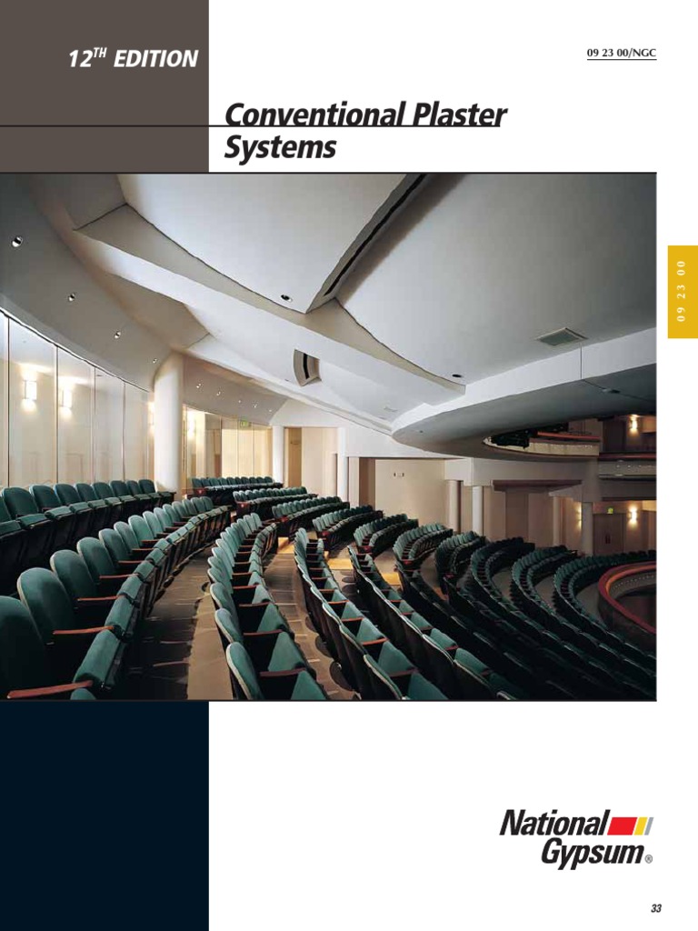 Conventional Plaster Systems: 12 Edition | PDF | Plaster | Lime (Material)