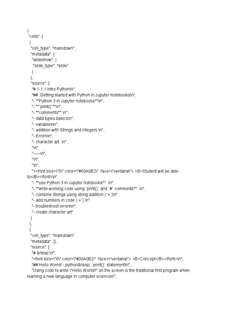 Archivetempmod01 1 11 Intro Python Ipynb Pdf Computing Computer Programming