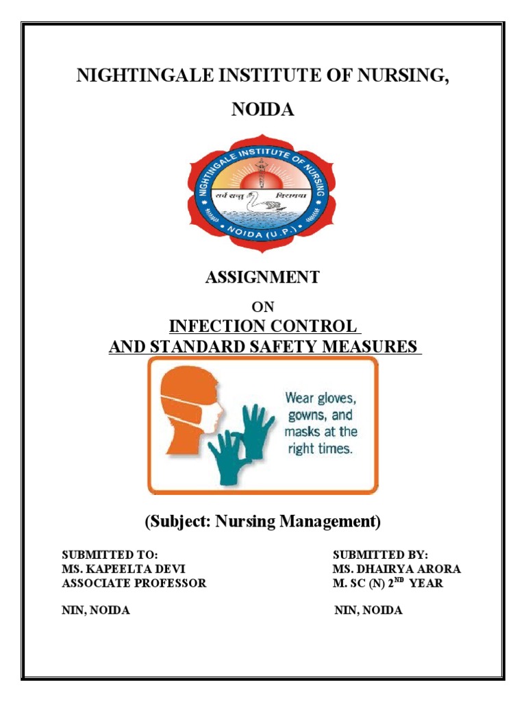 Infection Control and Standard Safety Measures | PDF | Infection ...
