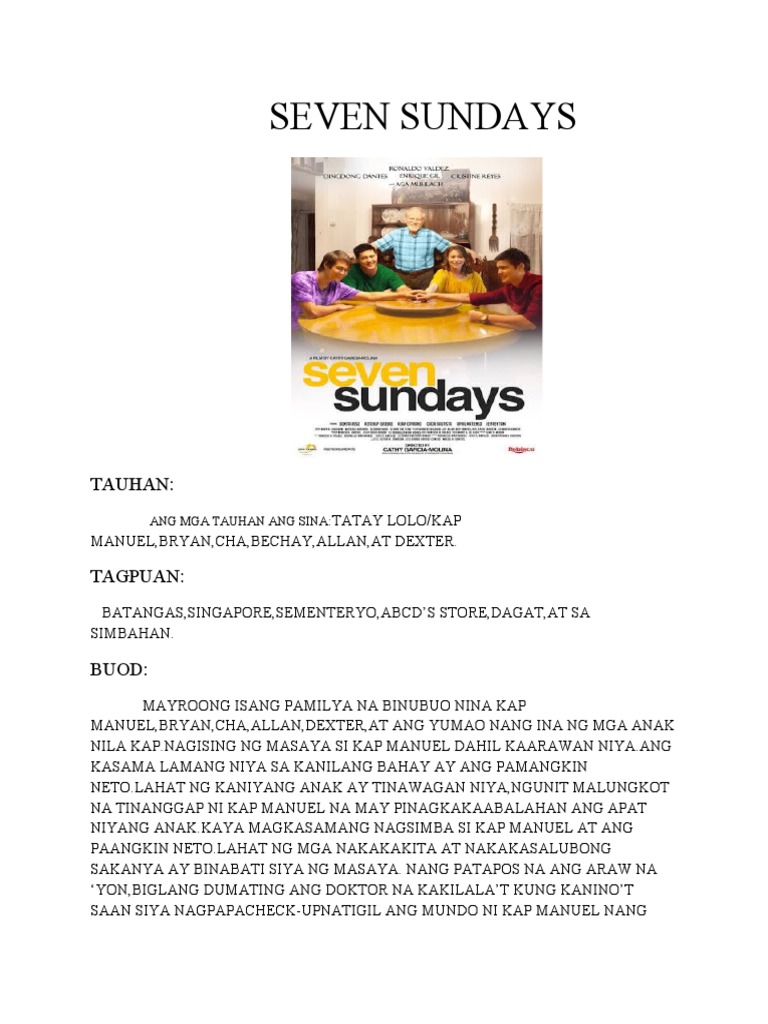 Seven Sundays | PDF