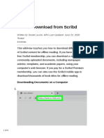 How To Download From Scribd | PDF | Scribd | Software