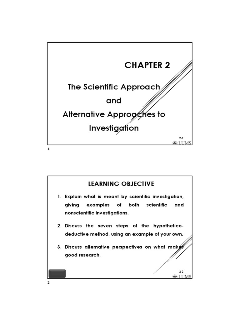 Uma Sekaran+Chapter+2 | PDF | Scientific Method | Positivism