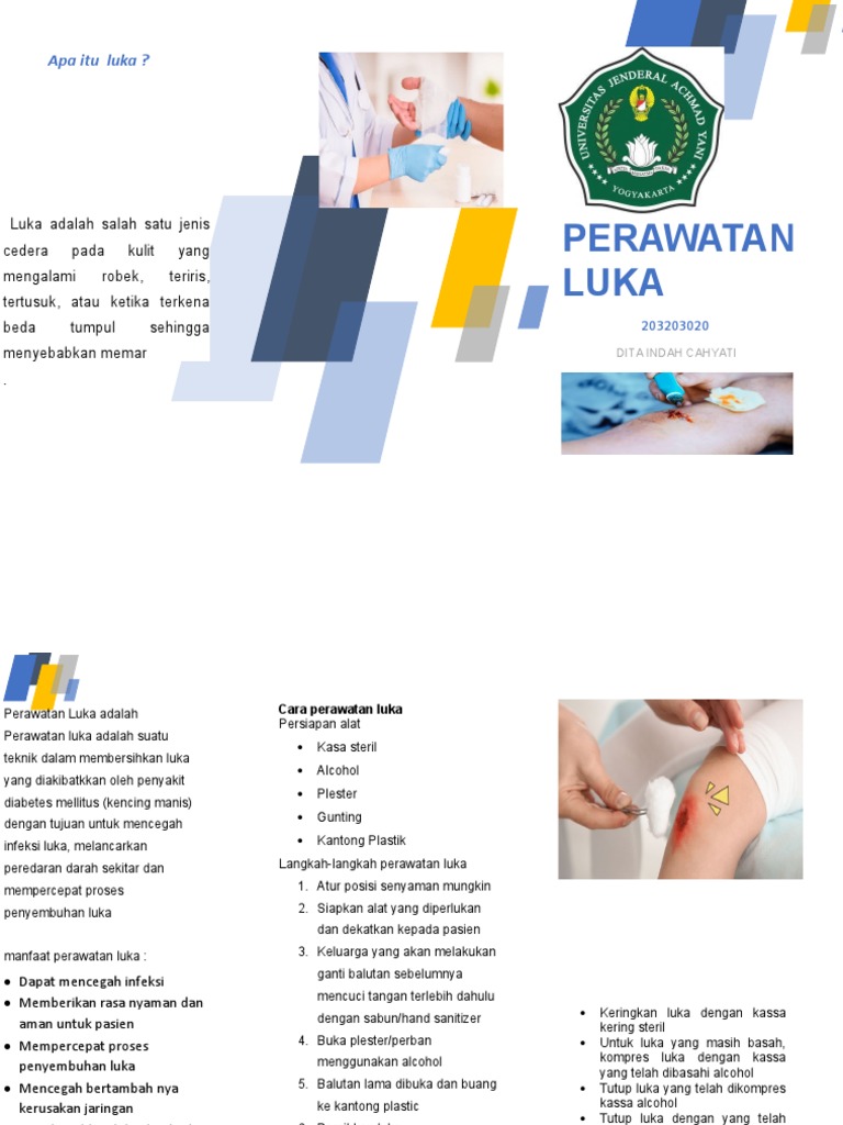Leaflet Perawatan Luka | PDF