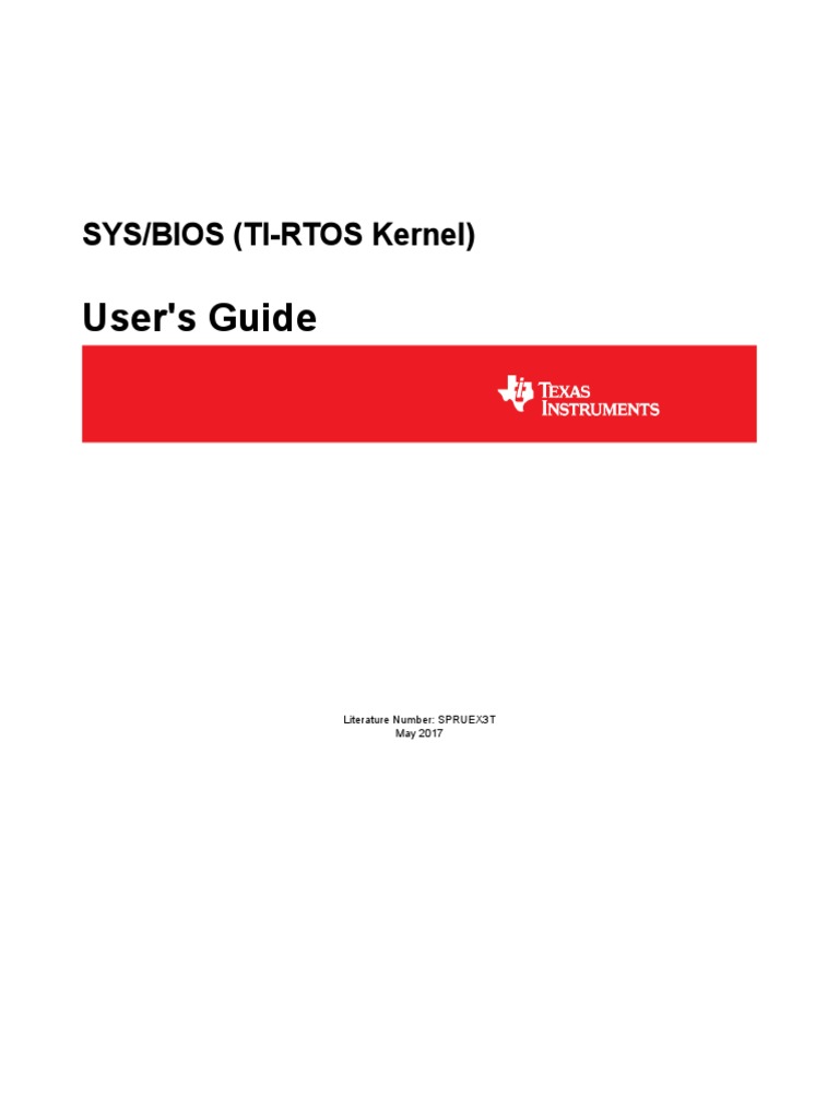 User's Guide: SYS/BIOS (TI-RTOS Kernel) | PDF | Computer Architecture ...